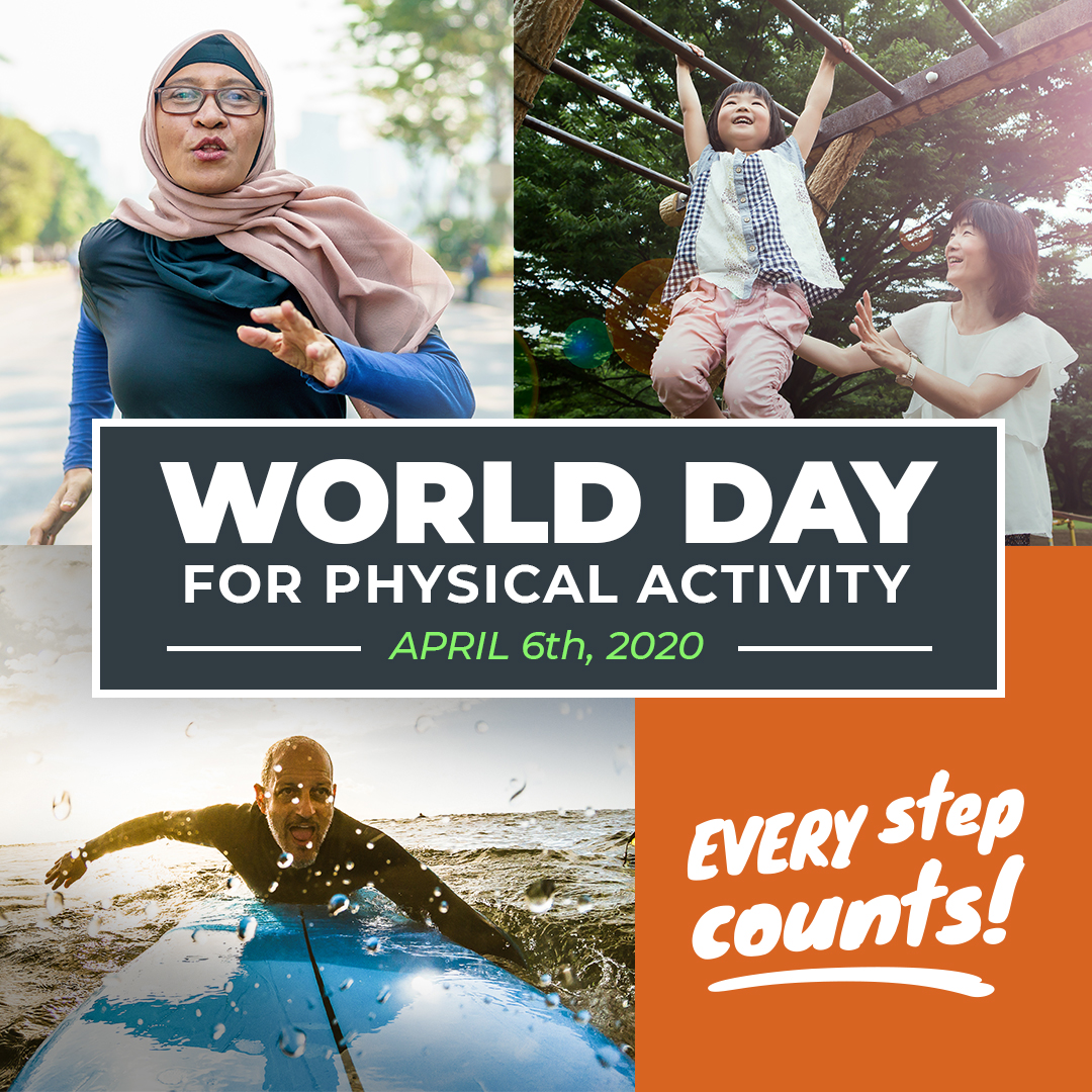 World Physical Activity Day – Global movement to get people moving